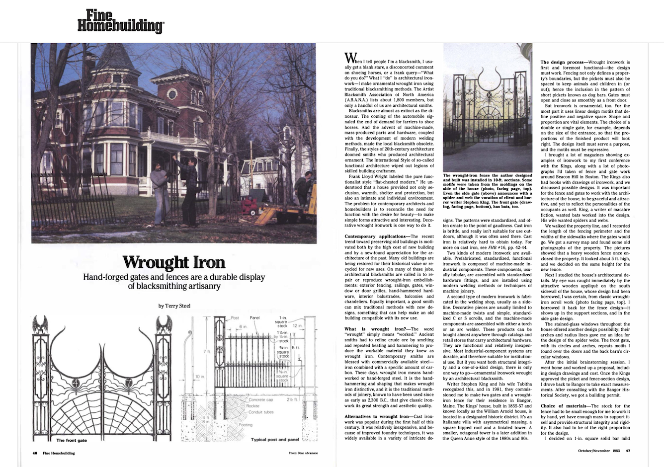 Steel Forge – Designer of Stephen King's Iconic Gate